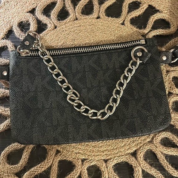 Michael Kors | Bags | Michael Kors Belt Bag In Mk Logo | Poshmark